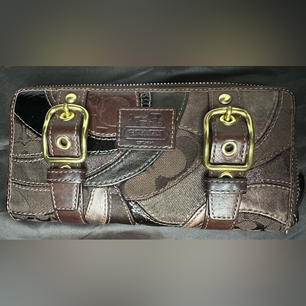 Coach Est. 1941 Rare Zoe Double Buckle Patchwork Leat… - Gem
